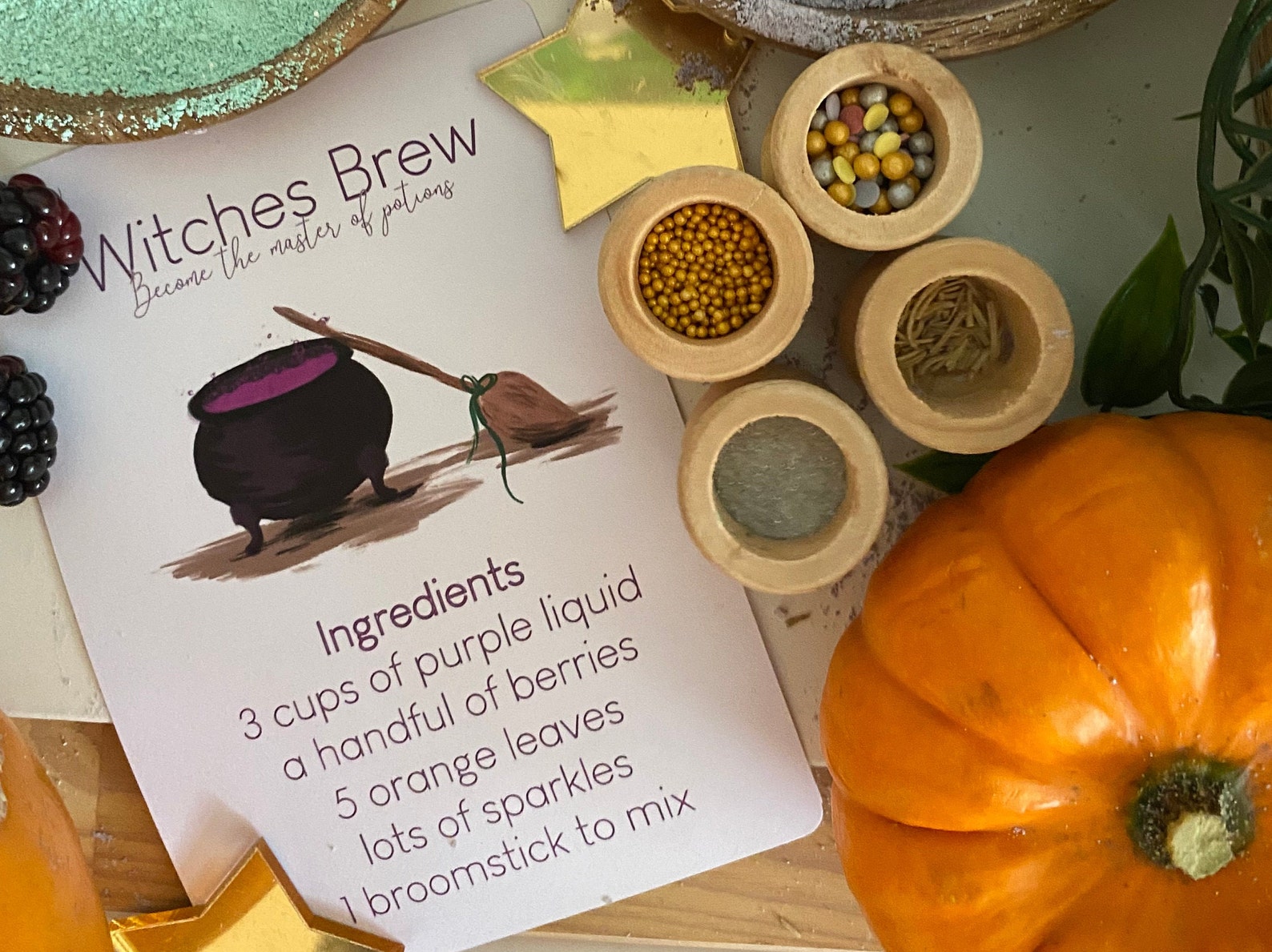 Halloween Mud Kitchen Cards Digital Download Montessori - Etsy