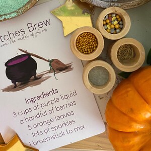 Halloween Mud Kitchen Cards | Digital Download | Montessori | Early ...