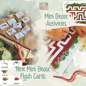 Mini Beast Activity & Learning Pack | Digital Download | Montessori ...