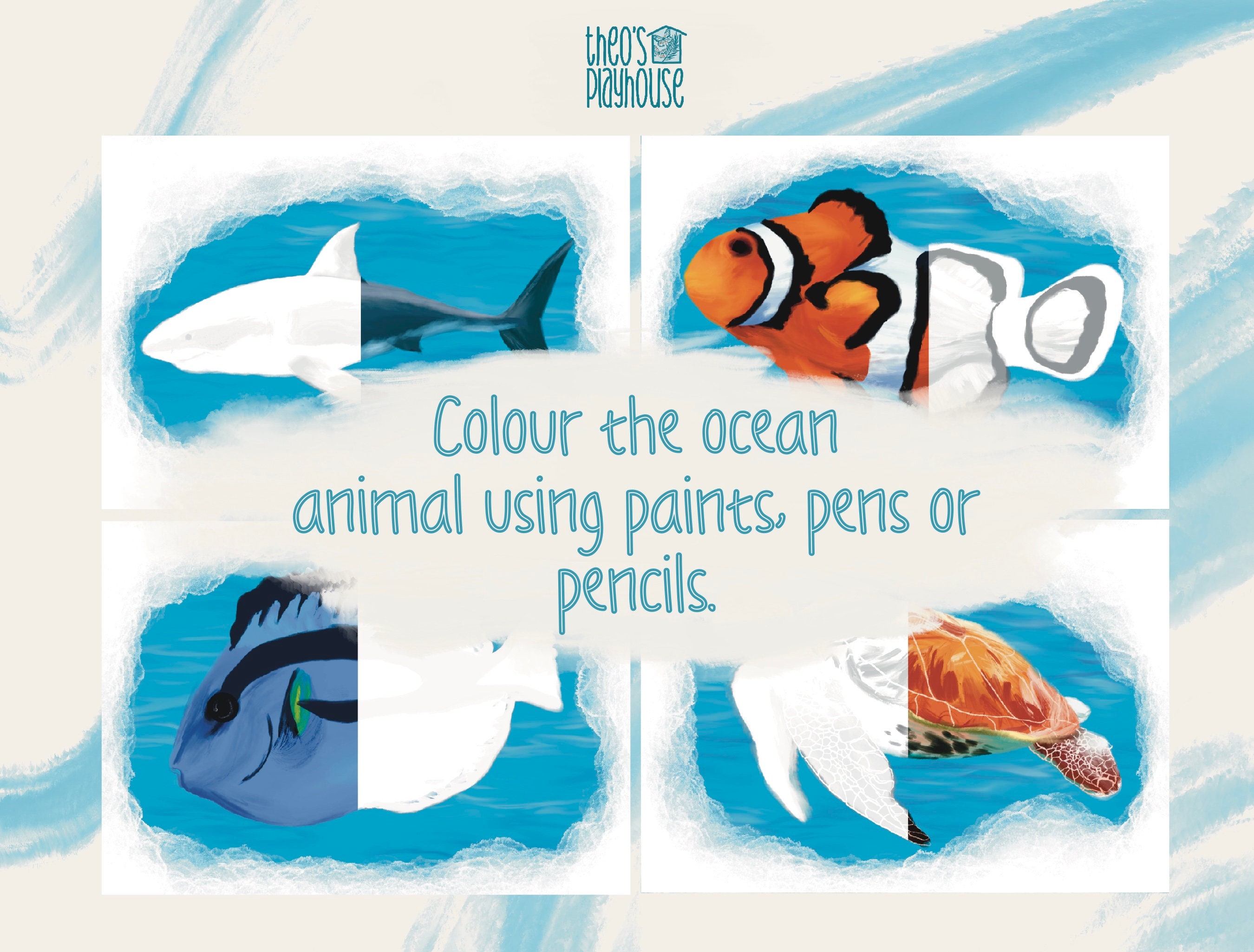 Ocean Animal Activity & Learning Pack Digital Download - Etsy