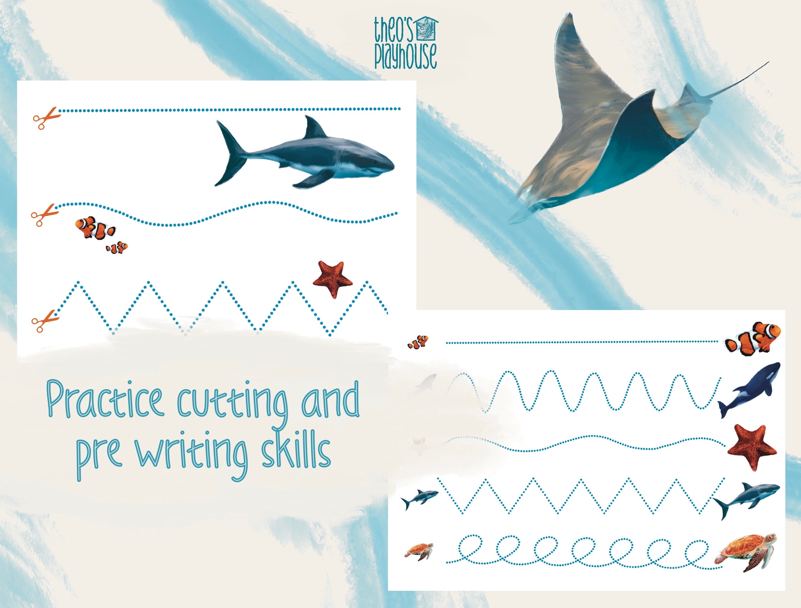 Ocean Animal Activity & Learning Pack Digital Download - Etsy