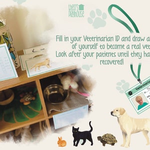 Veterinarian Dramatic Play Pack | Digital Download | Montessori | Early ...