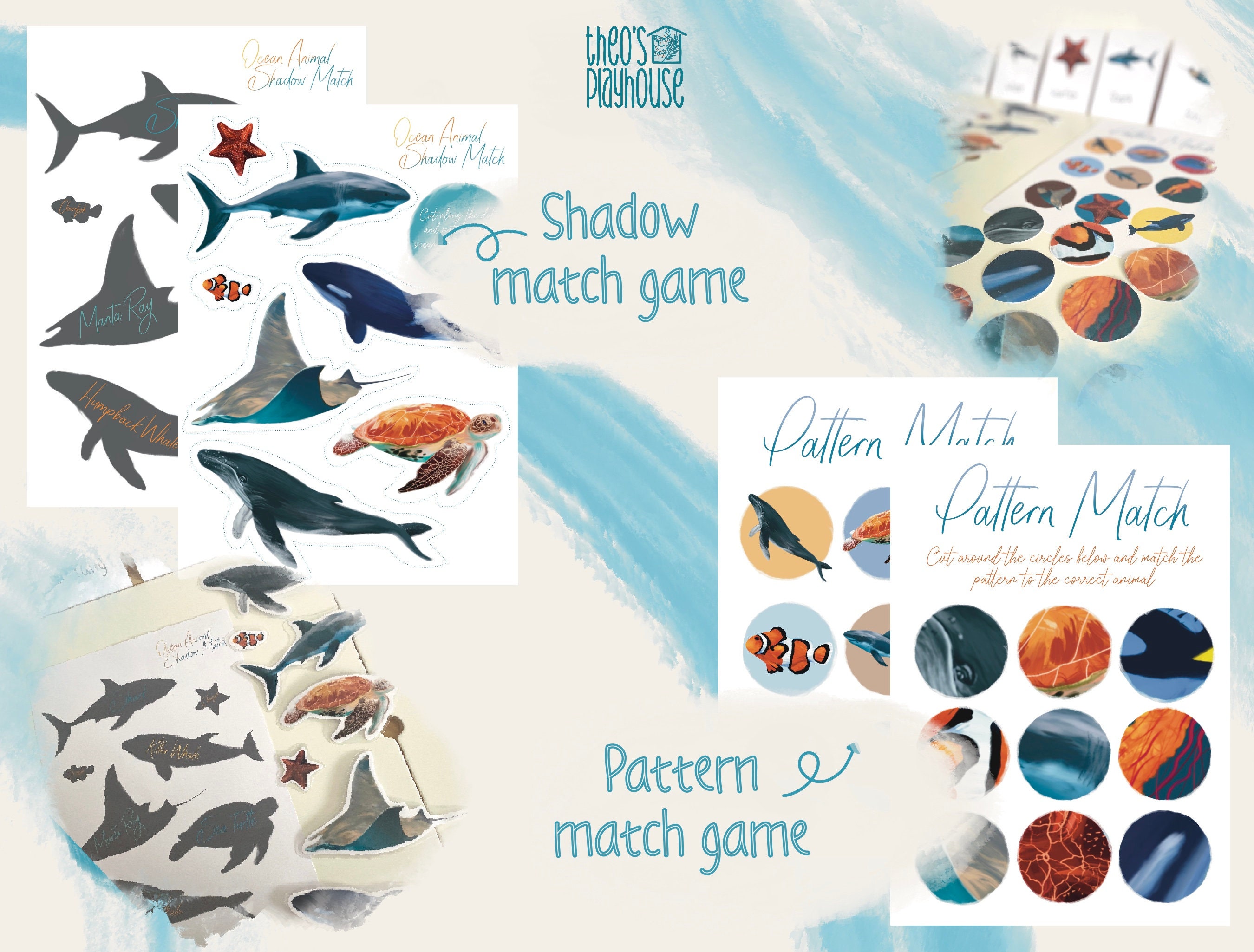 Ocean Animal Activity & Learning Pack Digital Download - Etsy