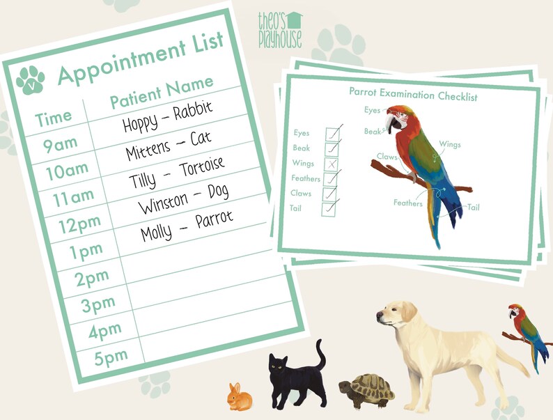 Veterinarian Dramatic Play Pack | Digital Download | Montessori | Early ...