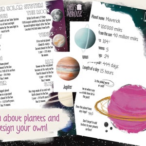 Our Solar System Activity & Learning Pack | Digital Download ...