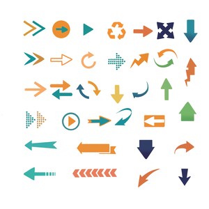 Premium Arrow Picture Collection: PSD & JPG Formats. Analysis Arrow ...