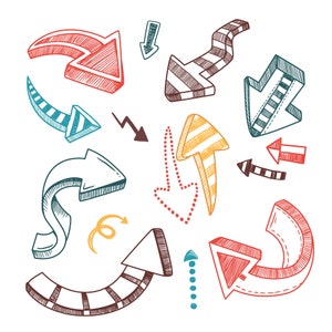 Premium Arrow Picture Collection: PSD & JPG Formats. Analysis Arrow ...