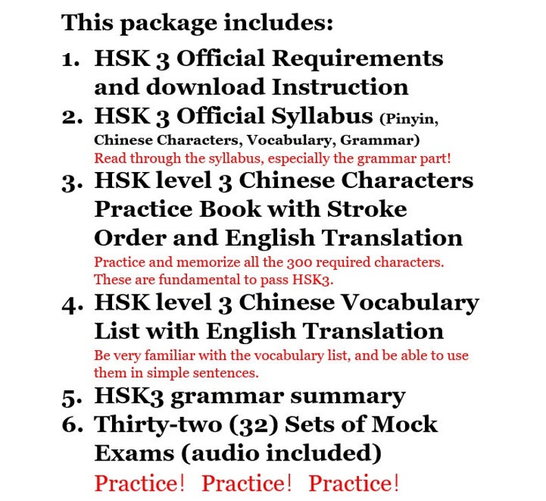 New HSK Level 3 Ultimate Guide With Official Syllabus, Chinese ...