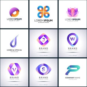 1200 Logo Templates Premium Bundle, Best Current Logo Design Ideas, EPS ...