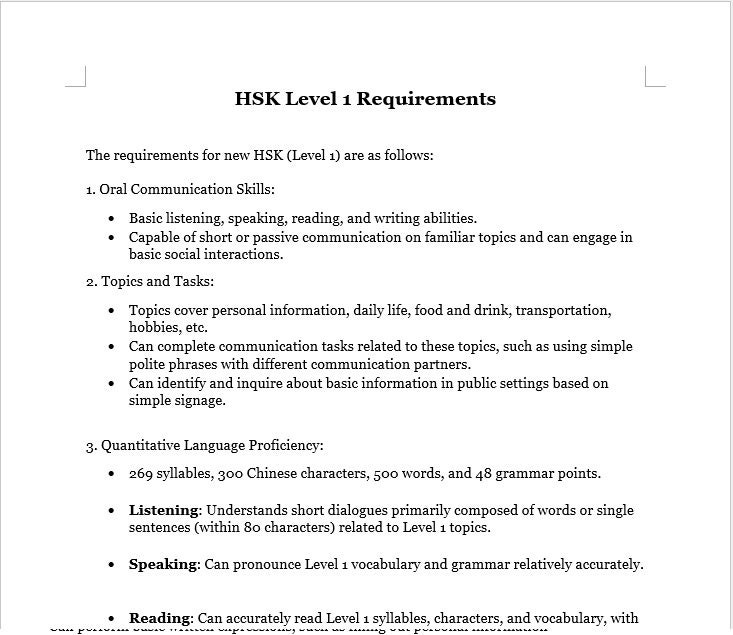 New HSK Level 1 Ultimate Guide With Official Syllabus, Chinese ...