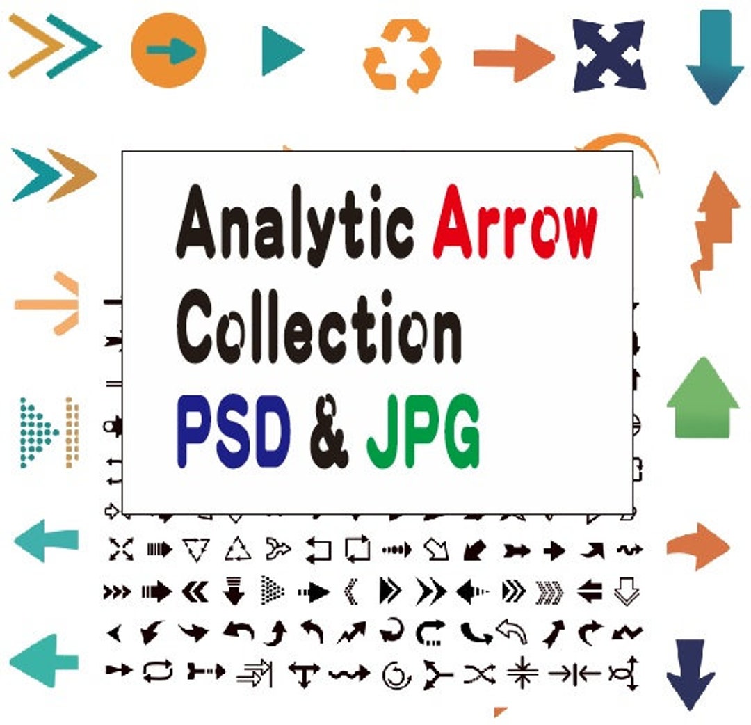 Premium Arrow Picture Collection: PSD & JPG Formats. Analysis Arrow ...