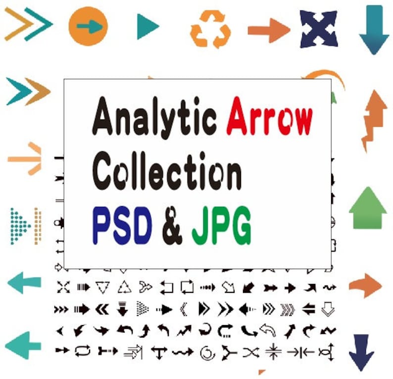 Premium Arrow Picture Collection: PSD & JPG Formats. Analysis Arrow ...