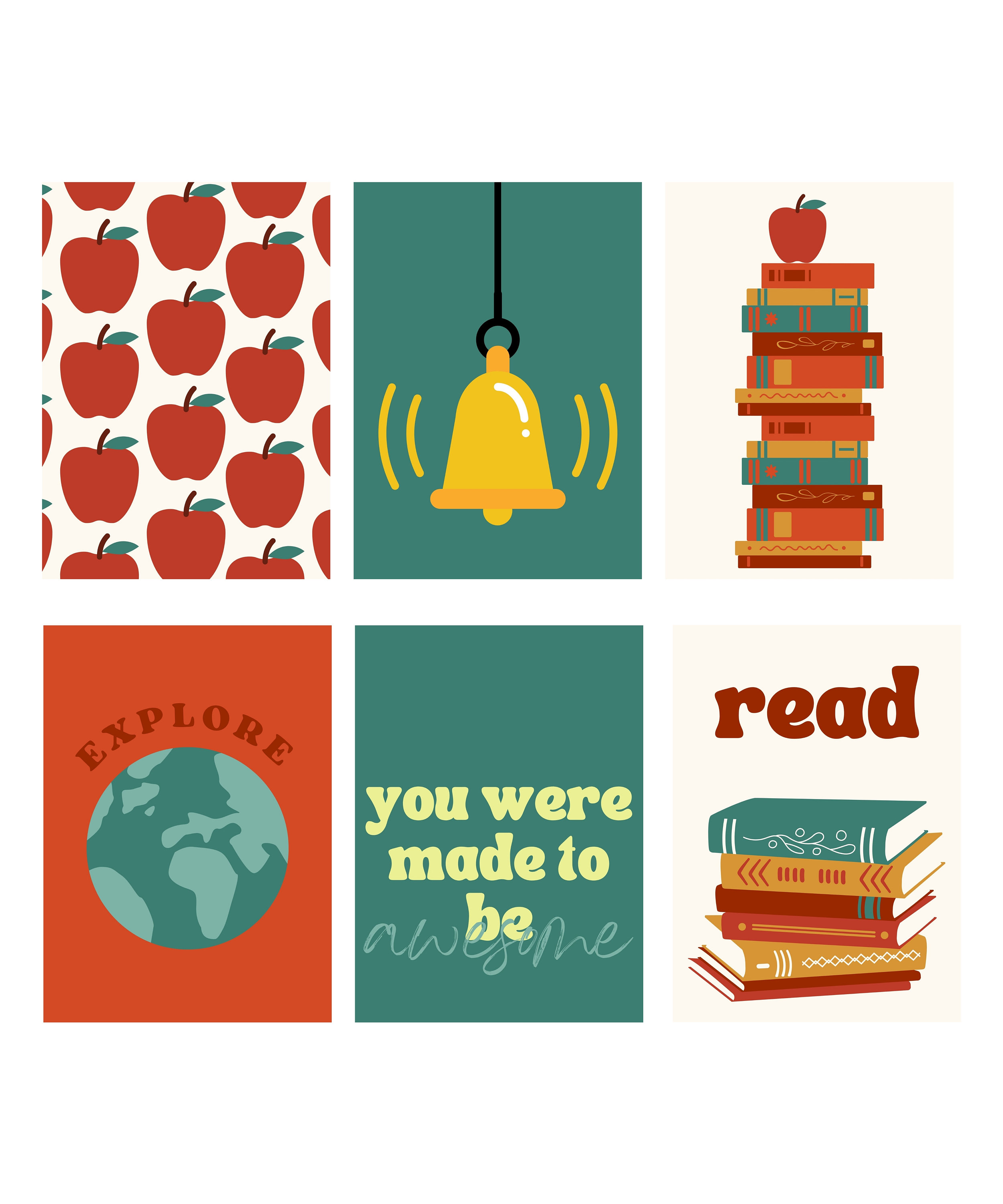 Teacher Wall Art - Digital Prints - Sizes, 4 X 5.5. 3 X 4.5, and PDF - Etsy