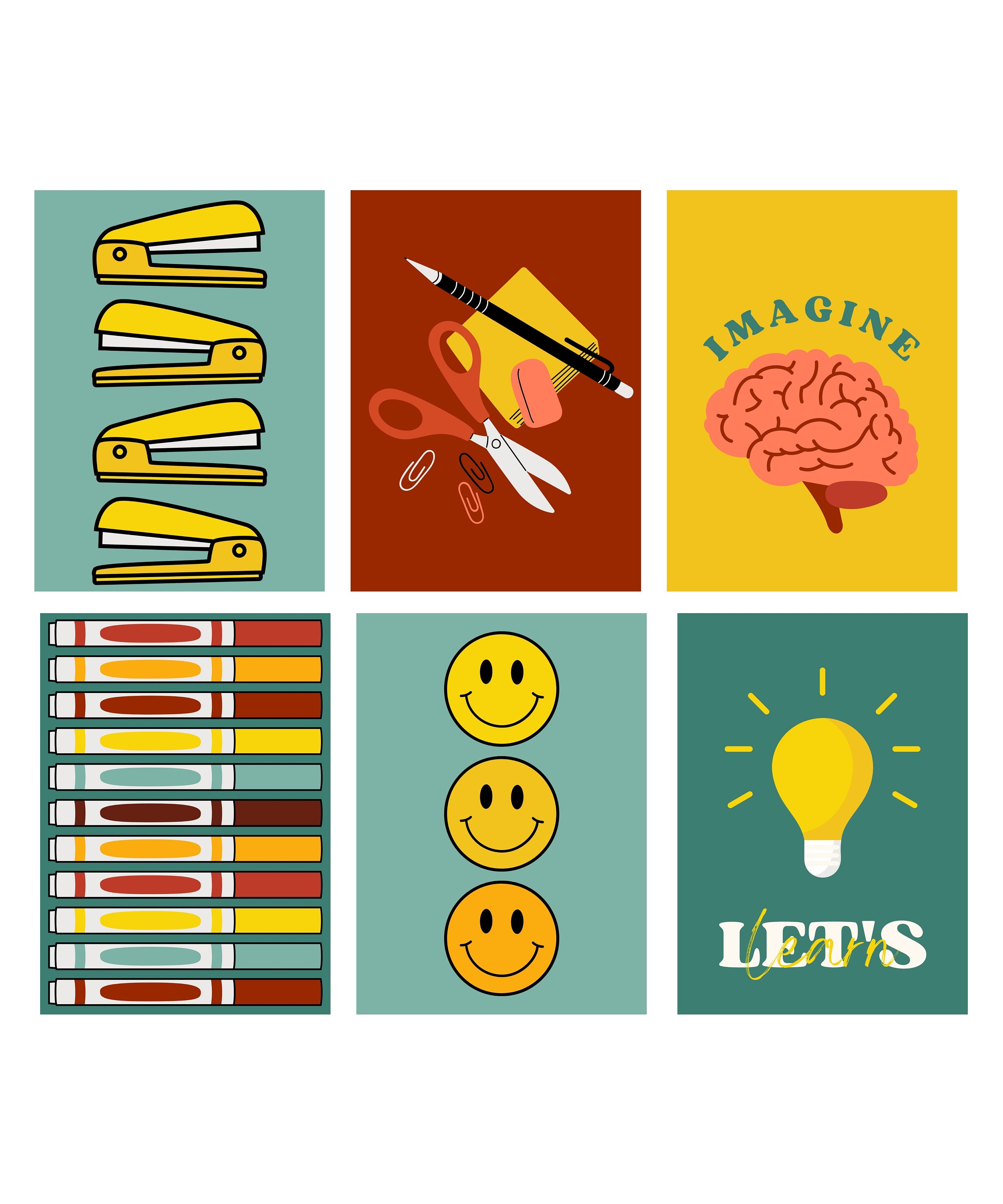 Teacher Wall Art - Digital Prints - Sizes, 4 X 5.5. 3 X 4.5, and PDF - Etsy