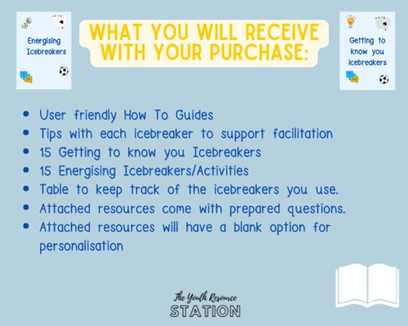 Icebreaker Resource Pack Fun Games Group Activities Youth Workers Games ...