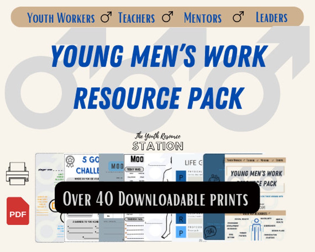 Young Mens Work Resource Pack Work With Teenage Boys - Etsy