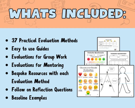 Evaluation Pack - Over 30 Printable Evaluations - Resources for Youth ...