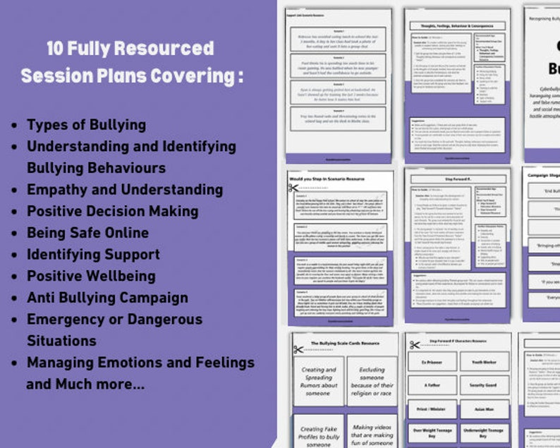 Anti Bullying Group Work Booster Pack Group Work Programmes Youth Work ...