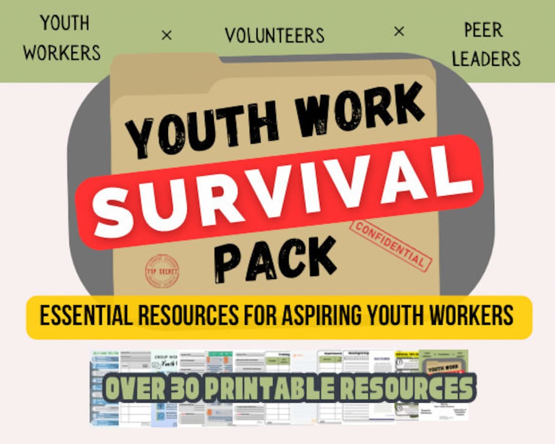Youth Work Survival Pack - Youth Work Resources - Volunteers - Staff ...