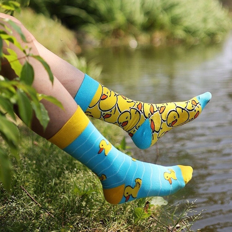 Chaussettes drôles - Etsy France