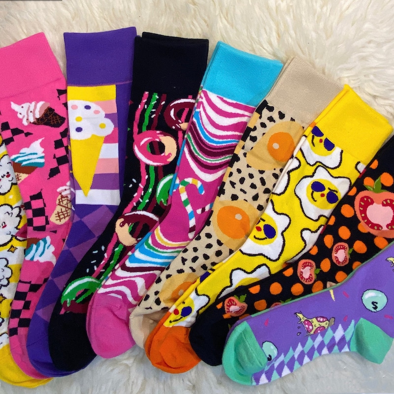 Chaussettes drôles - Etsy France