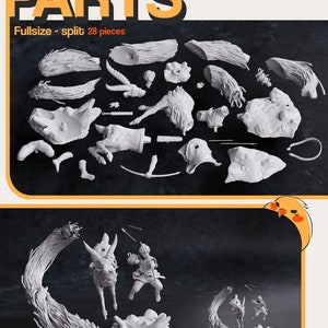 Cursed Warrior on Elk Nomnom Figures - Etsy