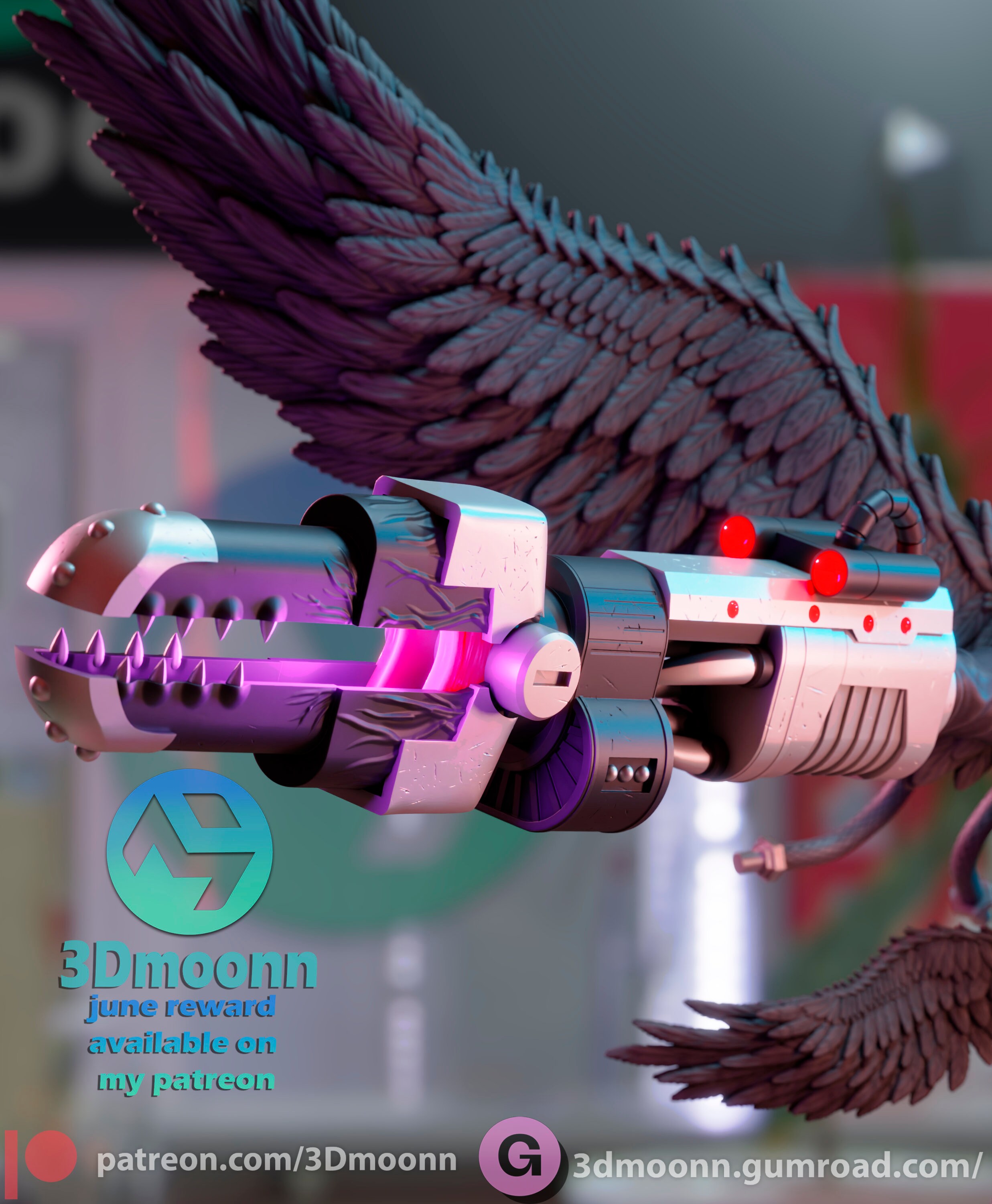 Anime Demon Digital Marksman Figure - Etsy