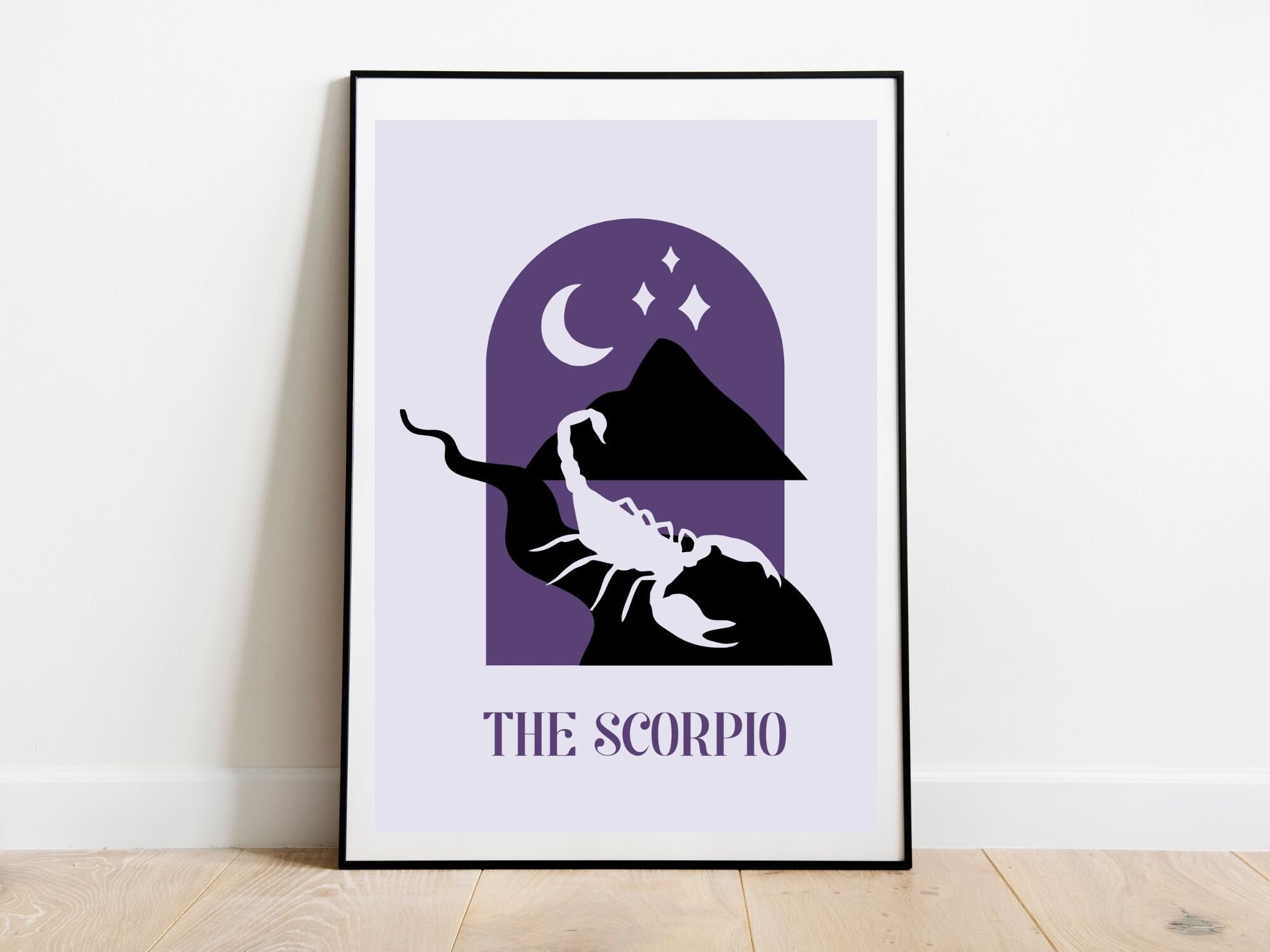Scorpio Star Sign Printable Poster Zodiac Digital Print - Etsy