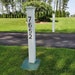Solar Powered LED Address Post, Large 5 X 5 X 48" PVC With 4" Numbers ...