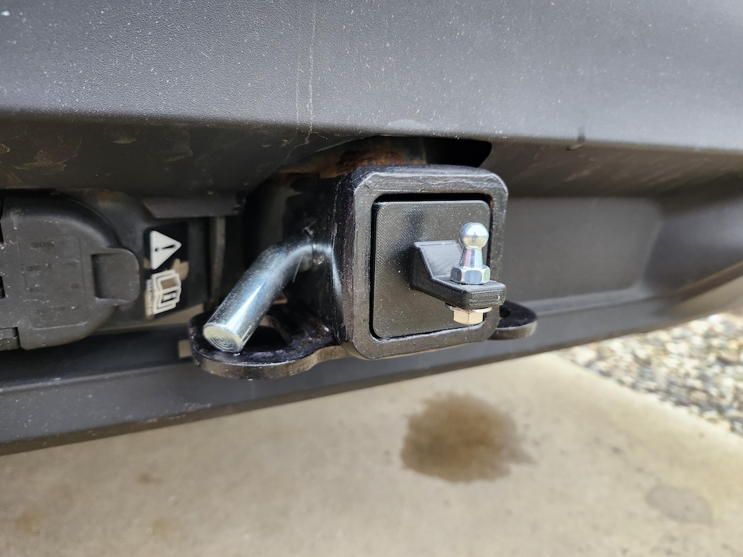 Mini-ball Hitch Receiver Cover - Novelty, Humorous Gag Gift Trailer ...