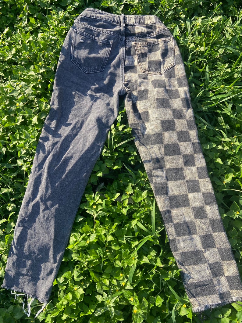Checkered Pacsun Jeans - Etsy