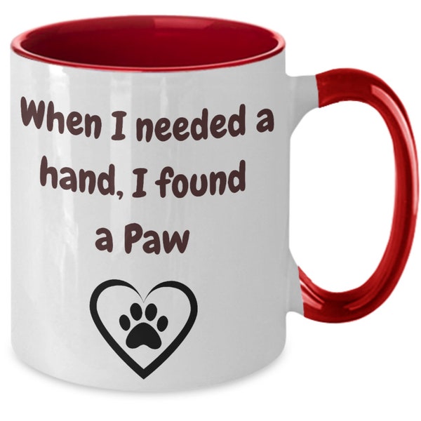 When I Needed a Hand I Found a Paw - Etsy