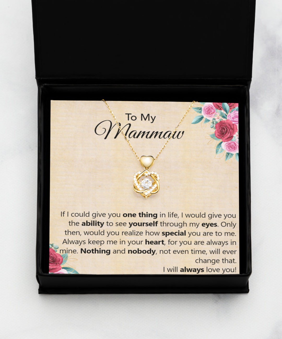 To My Mammaw Two Hearts, Mammaw Gift, Gift for Best Mammaw, Best Mammaw ...