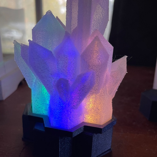 3d Printed Crystal Cluster - Etsy