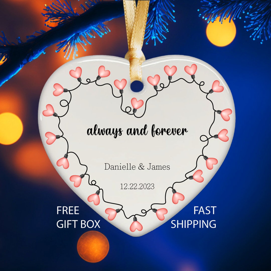 Our First Year Together, Gift for My Precious, Couple Ornament, Custom ...