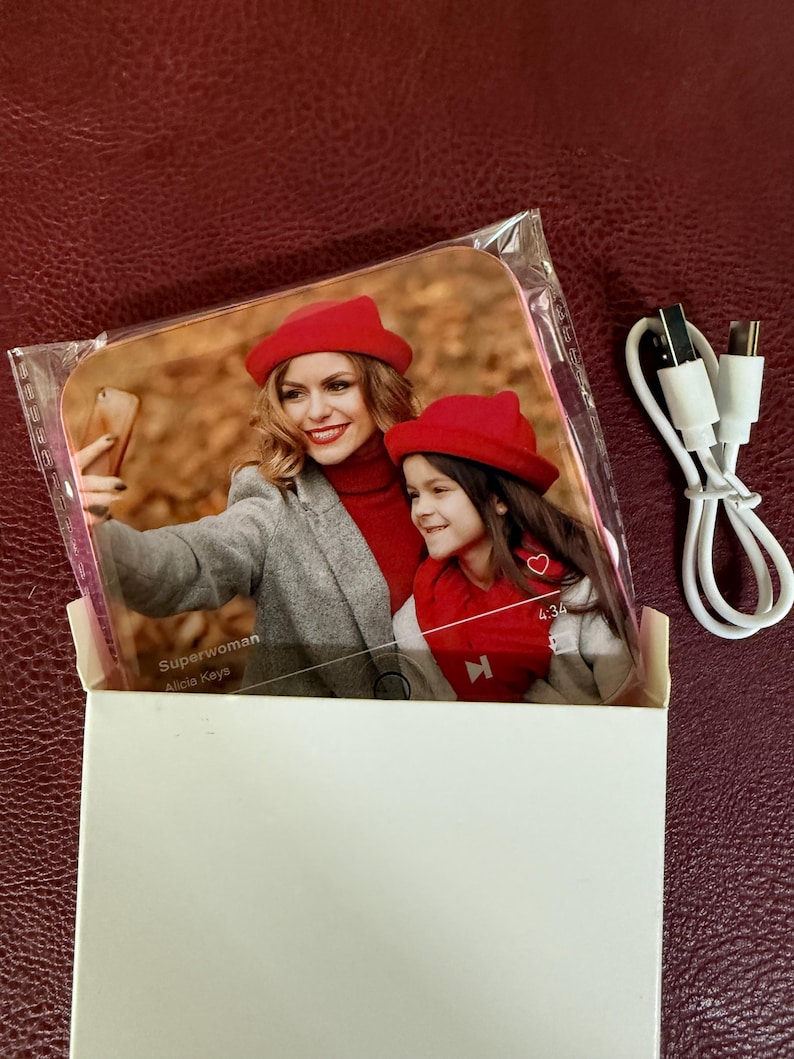 Personalized Photo Music Box Magnet, Custom Song Gift - Etsy