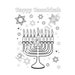 Hanukkah Coloring Pages, Jewish Holiday Activity Book, Digital Download ...