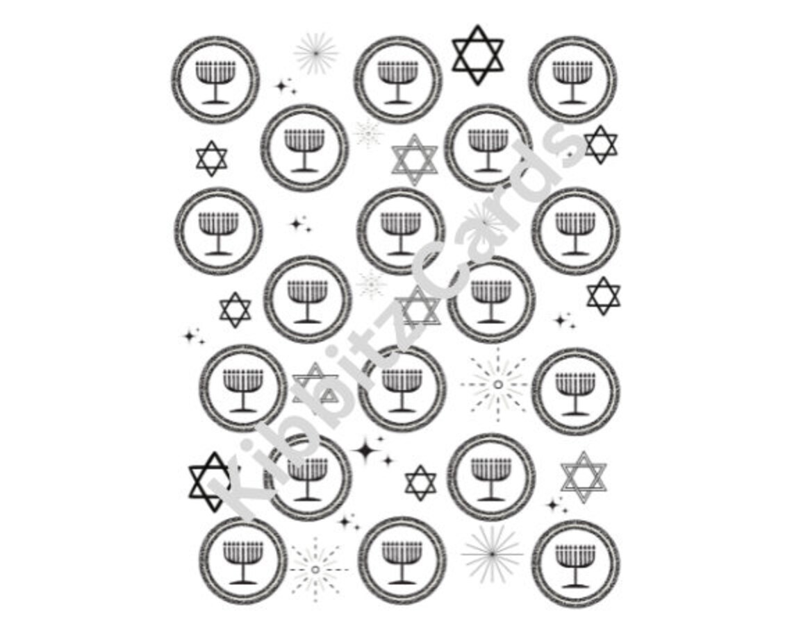 Hanukkah Coloring Pages Jewish Holiday Activity Book Digital - Etsy