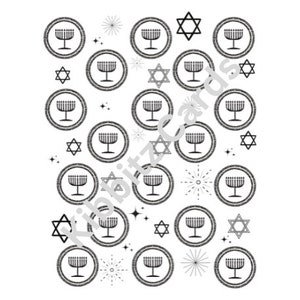 Hanukkah Coloring Pages, Jewish Holiday Activity Book, Digital Download ...
