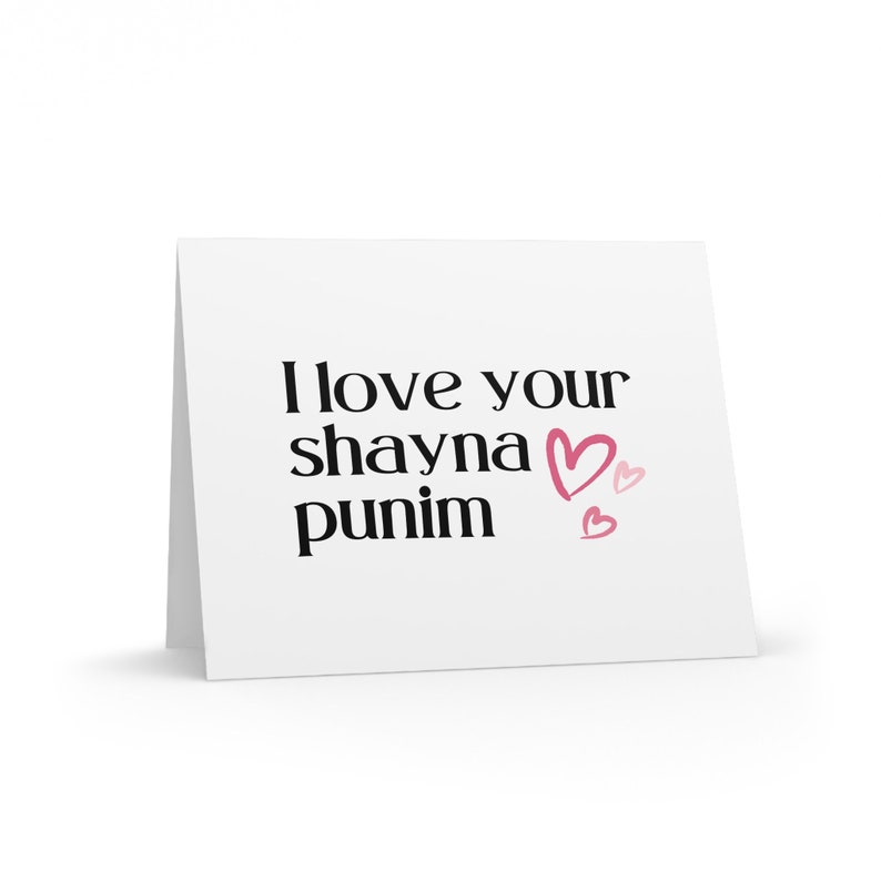Shayna Punim Valentine's Day Card: Funny Yiddish Love (digital Download ...