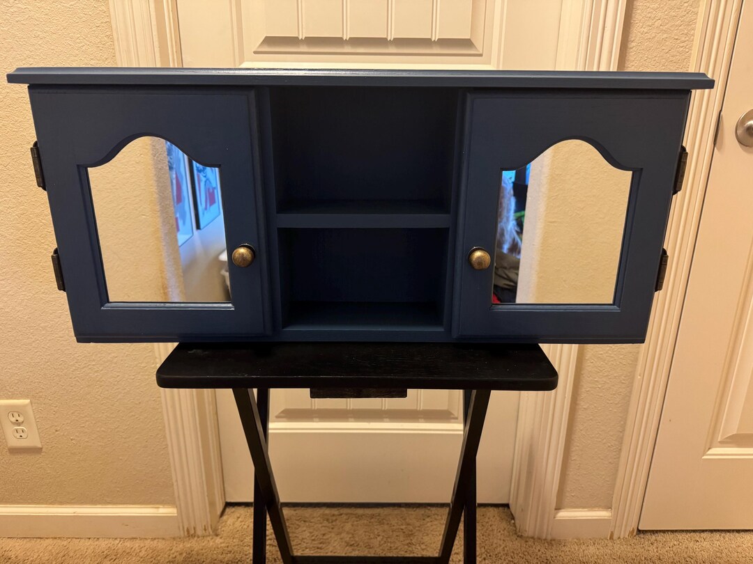 Solid Wood Wall Mount Cabinet - Etsy