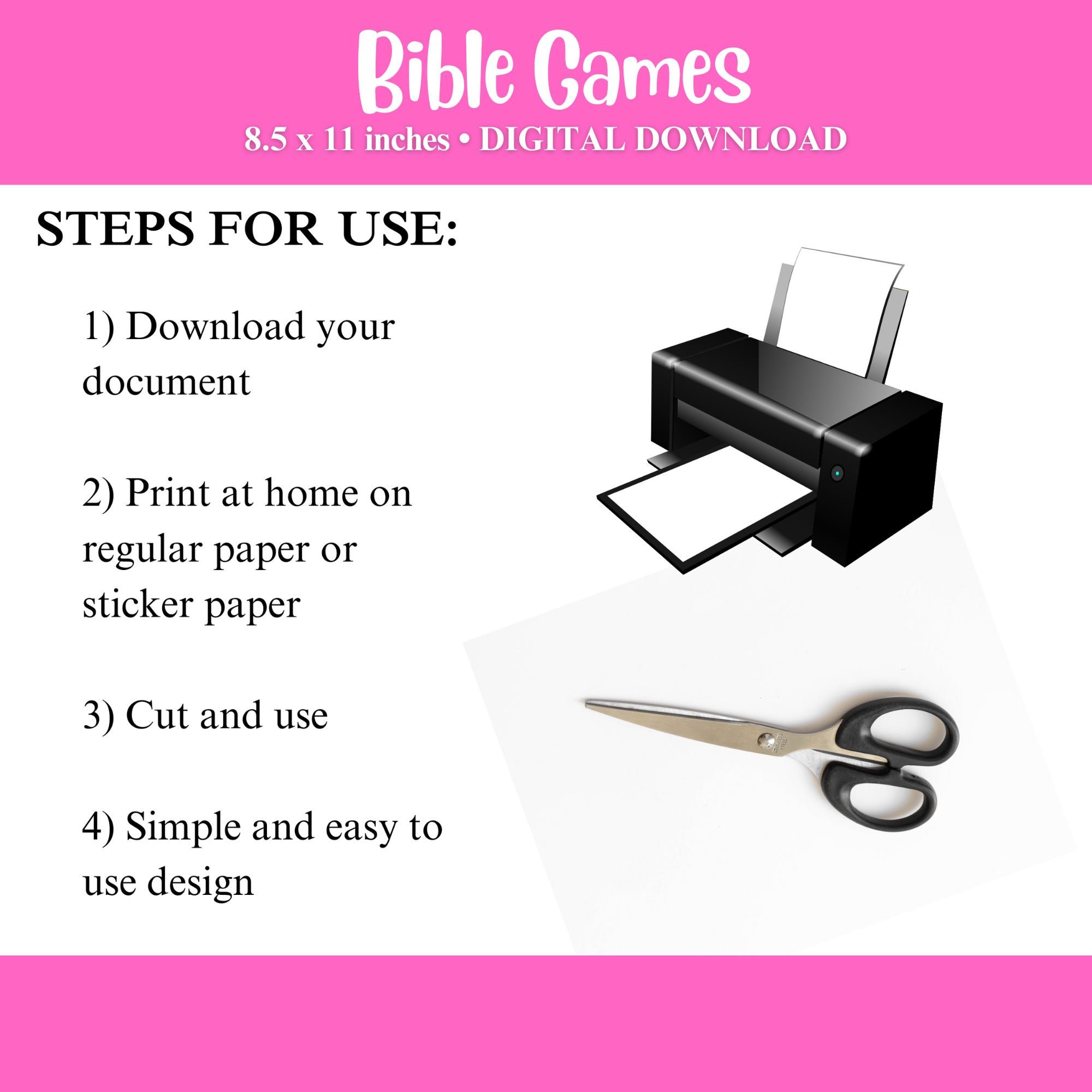 Book of Genesis Bible Games Family Friendly Printables Trivia Would You ...