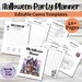 Halloween Party Planner Printable & Editable in Canva | A4, 8x10 and US ...