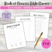Book of Genesis Bible Games: Family Friendly Activities (digital PDF ...