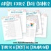April Fools' Day Games Printable Bundle for Family, Classroom and ...
