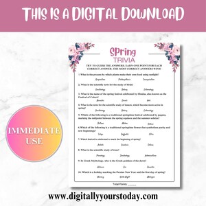 Welcome Spring! Games Printable Bundle for Family, Classroom and Sunday ...