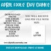 April Fools' Day Games Printable Bundle for Family, Classroom and ...