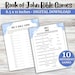 Book of John Bible Games Bundle: Family & Youth Group Activities (PDF ...