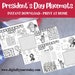President's Day Activity Placemats for Kids of All Ages - 12 Different ...