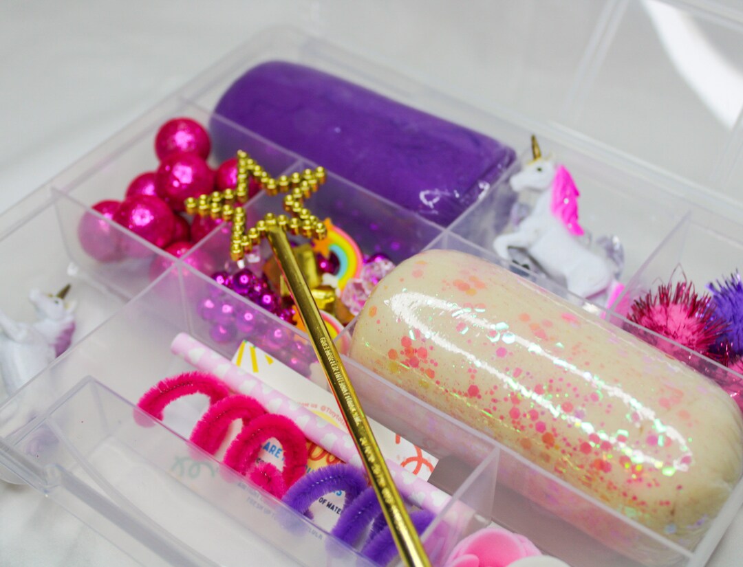 Unicorn Playdough Kit - Etsy